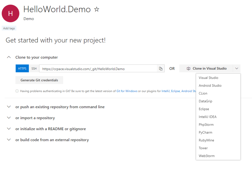 VSTS DevOps 101: Configuring source control and IDE - CC Pace