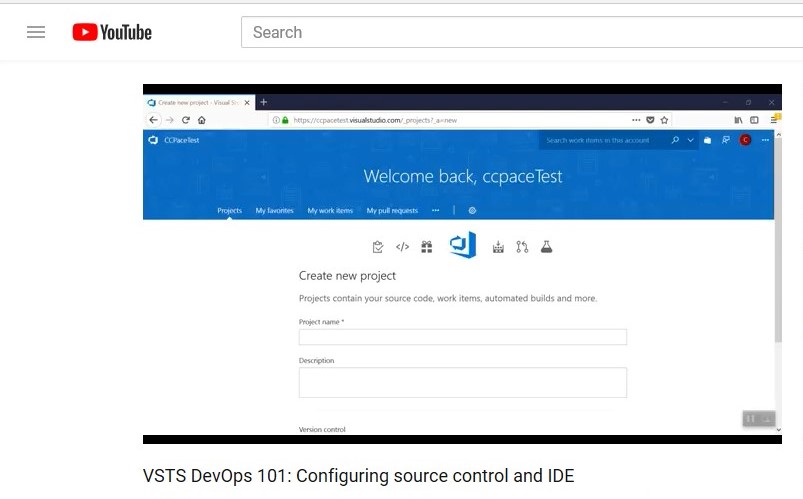 VSTS DevOps 101: Configuring source control and IDE - CC Pace