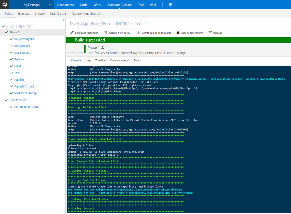 VSTS DevOps 101: Continuous Integration (CI) with Automated Builds - CC Pace